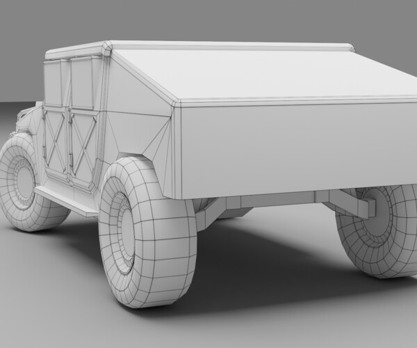 ArtStation - Humvee | Game Assets