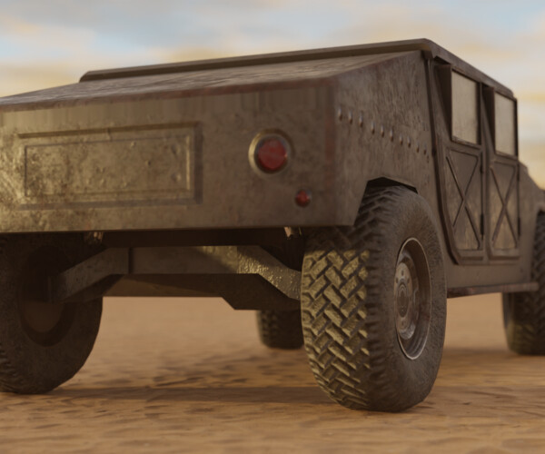 ArtStation - Humvee | Game Assets