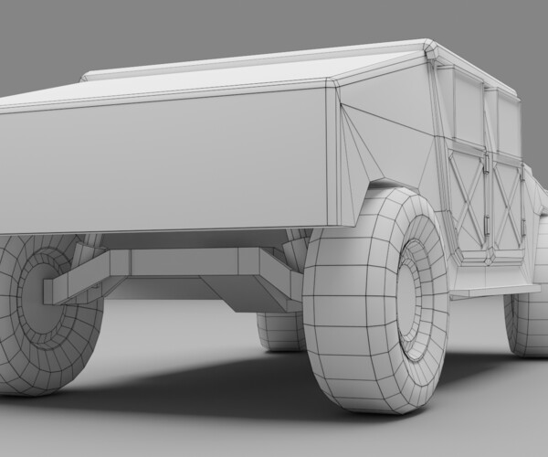 ArtStation - Humvee | Game Assets