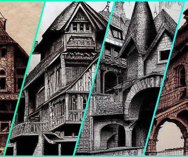 ArtStation - 100+ Medieval Building Referance Pack - Illustration ...