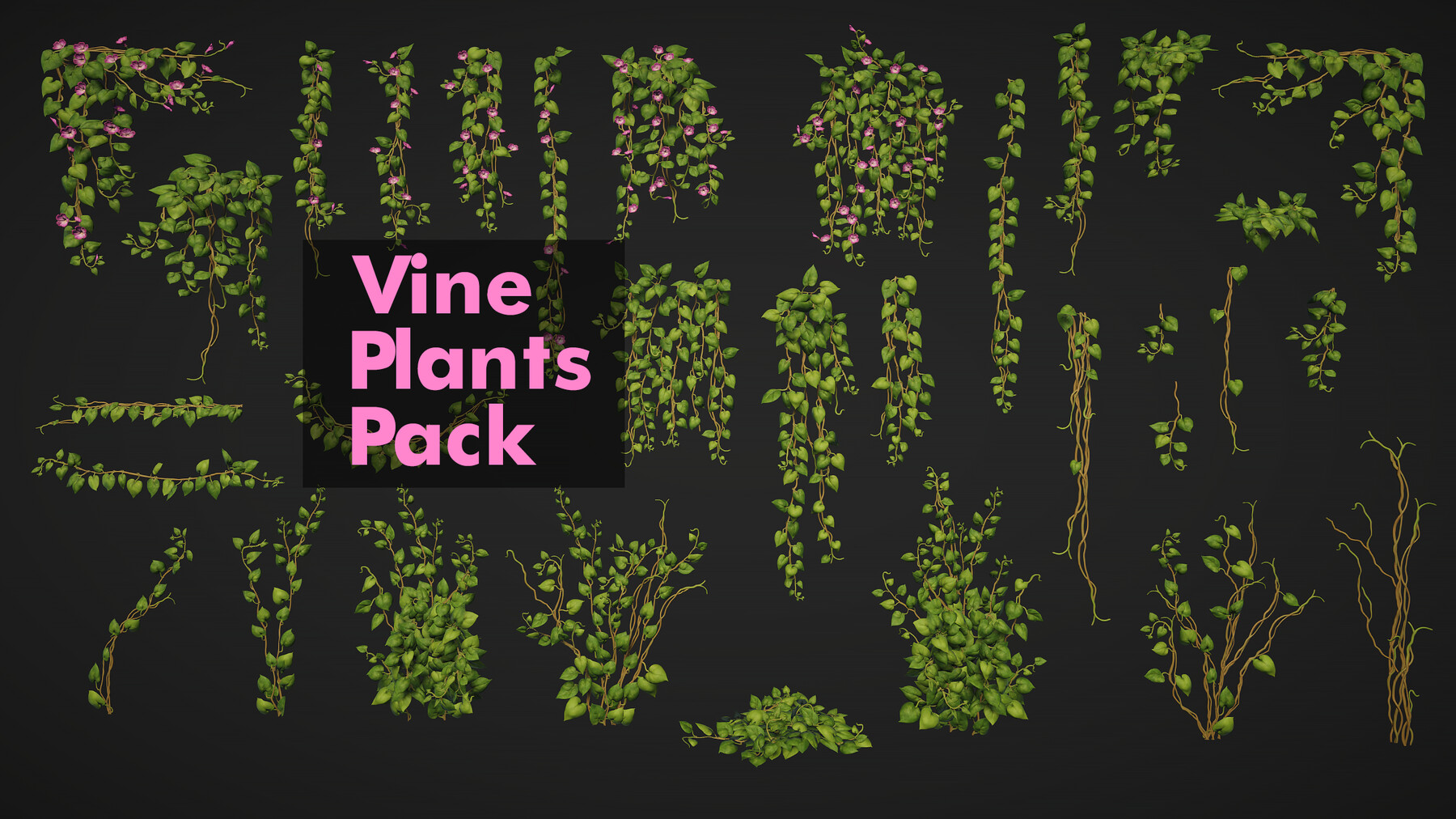 ArtStation - Vine Plants Pack | Game Assets