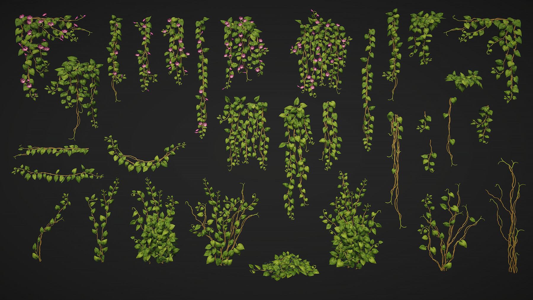 ArtStation - Vine Plants Pack | Game Assets