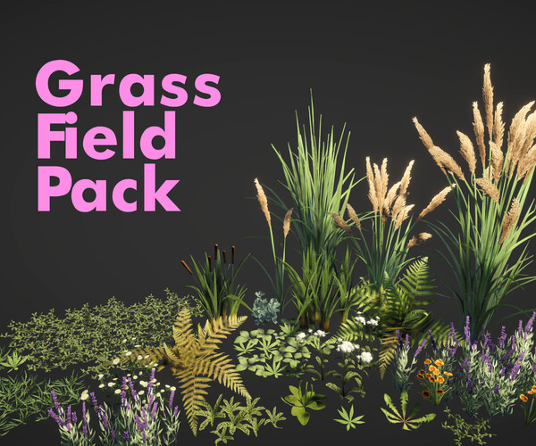 ArtStation - Grass Field Pack | Game Assets