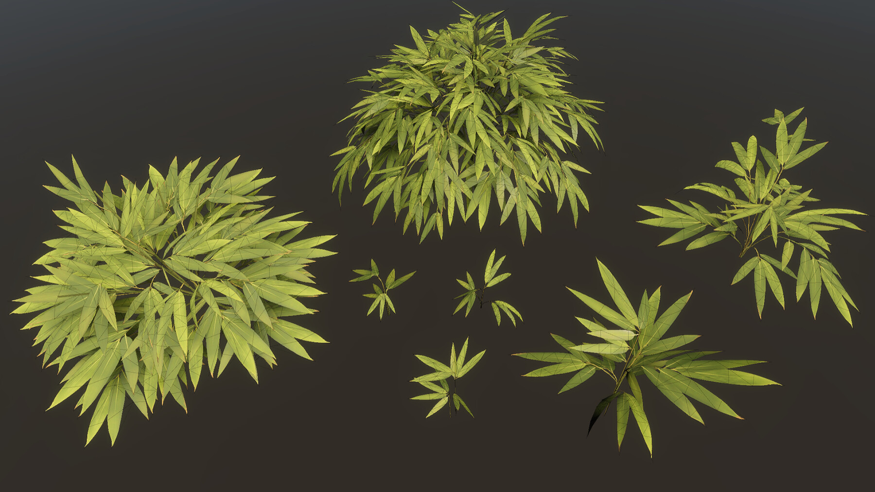 ArtStation - Bamboo Bush Pack | Game Assets