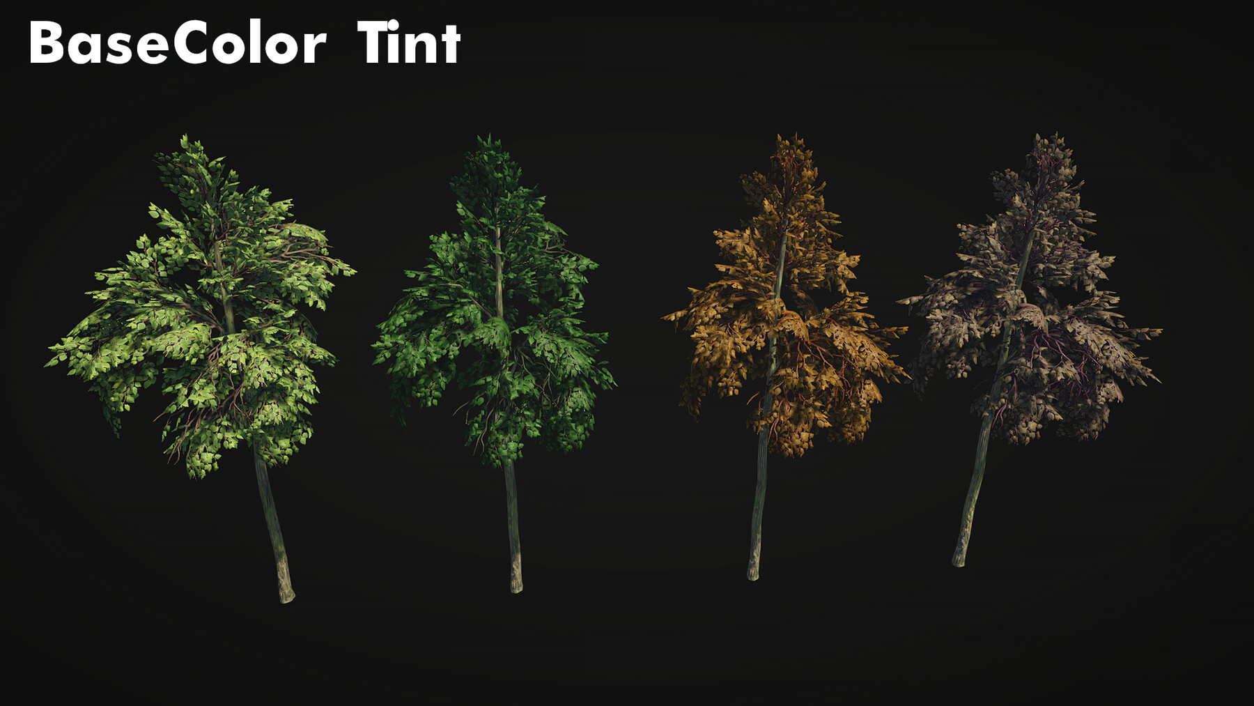 ArtStation - Stylized Birch Trees | Game Assets