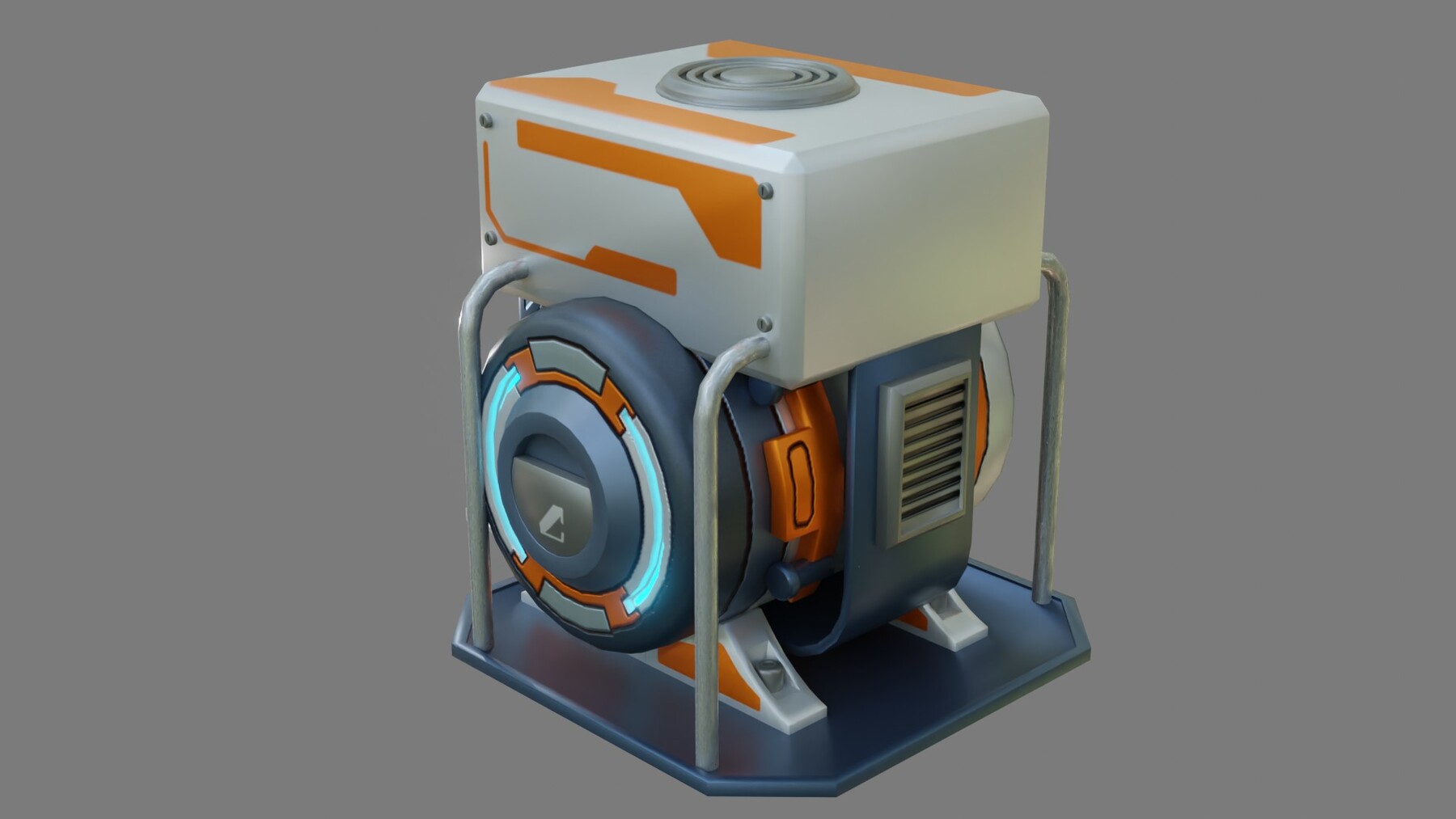 ArtStation - Sci-Fi Computer - Low Poly - Game Ready - PBR | Game Assets
