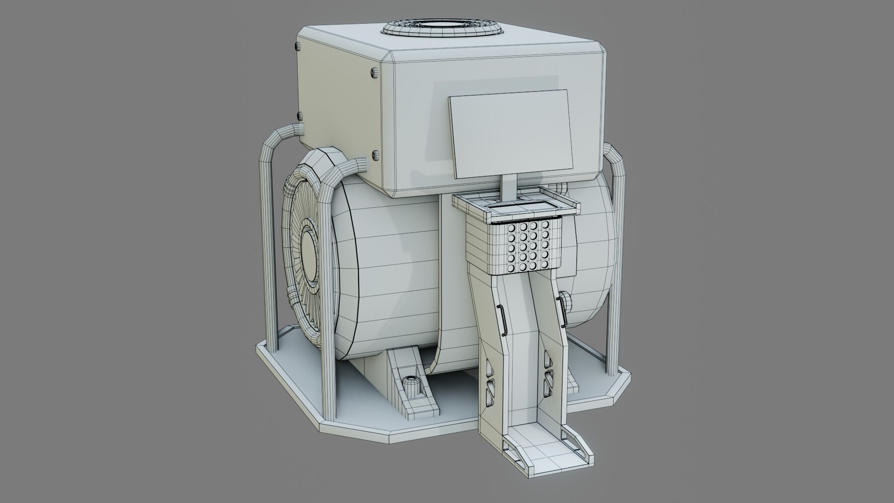 ArtStation - Sci-Fi Computer - Low Poly - Game Ready - PBR | Game Assets