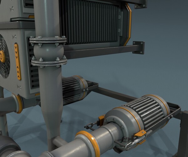 ArtStation - Industrial Units 9 - 20 pieces | Game Assets