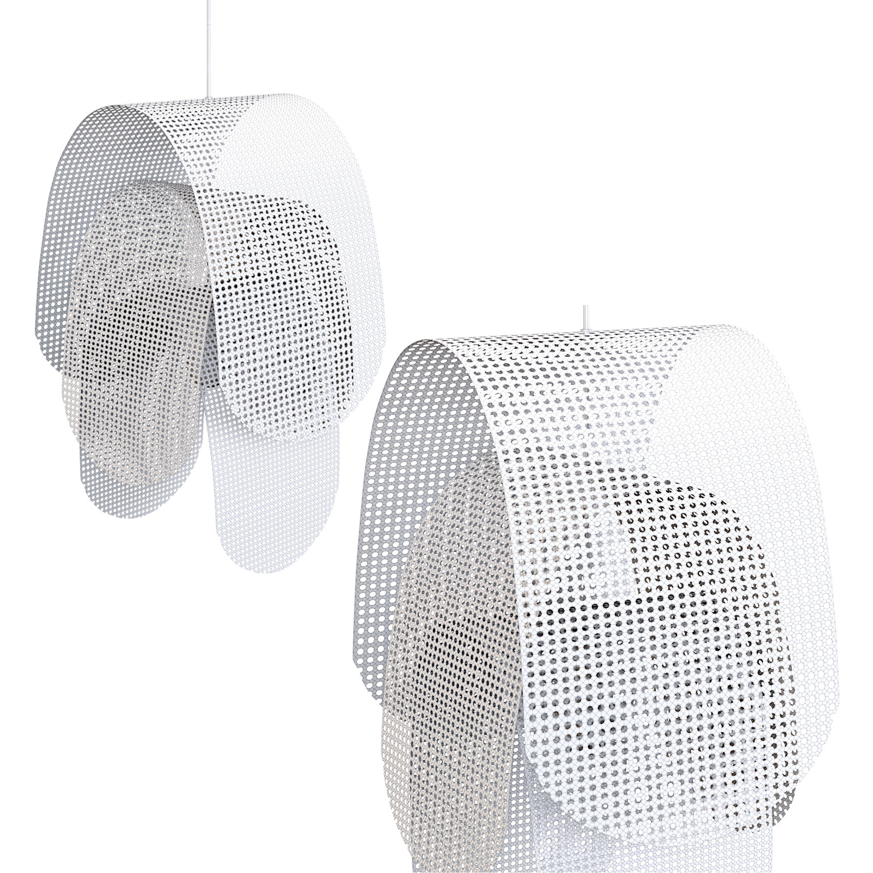 ArtStation - Perforated Metal Pendant Light | Resources