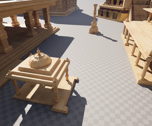 ArtStation - Temple Kitbash 3D KIT | Resources