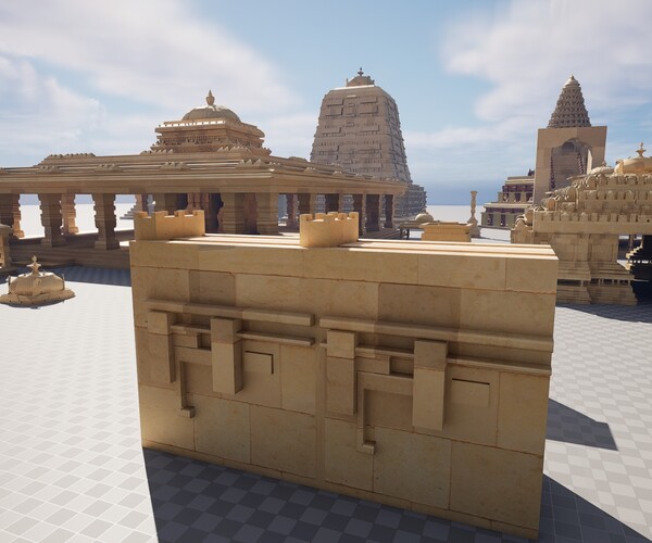 ArtStation - Temple Kitbash 3D KIT | Resources