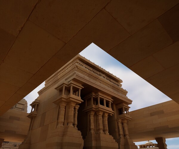 ArtStation - Temple Kitbash 3D KIT | Resources