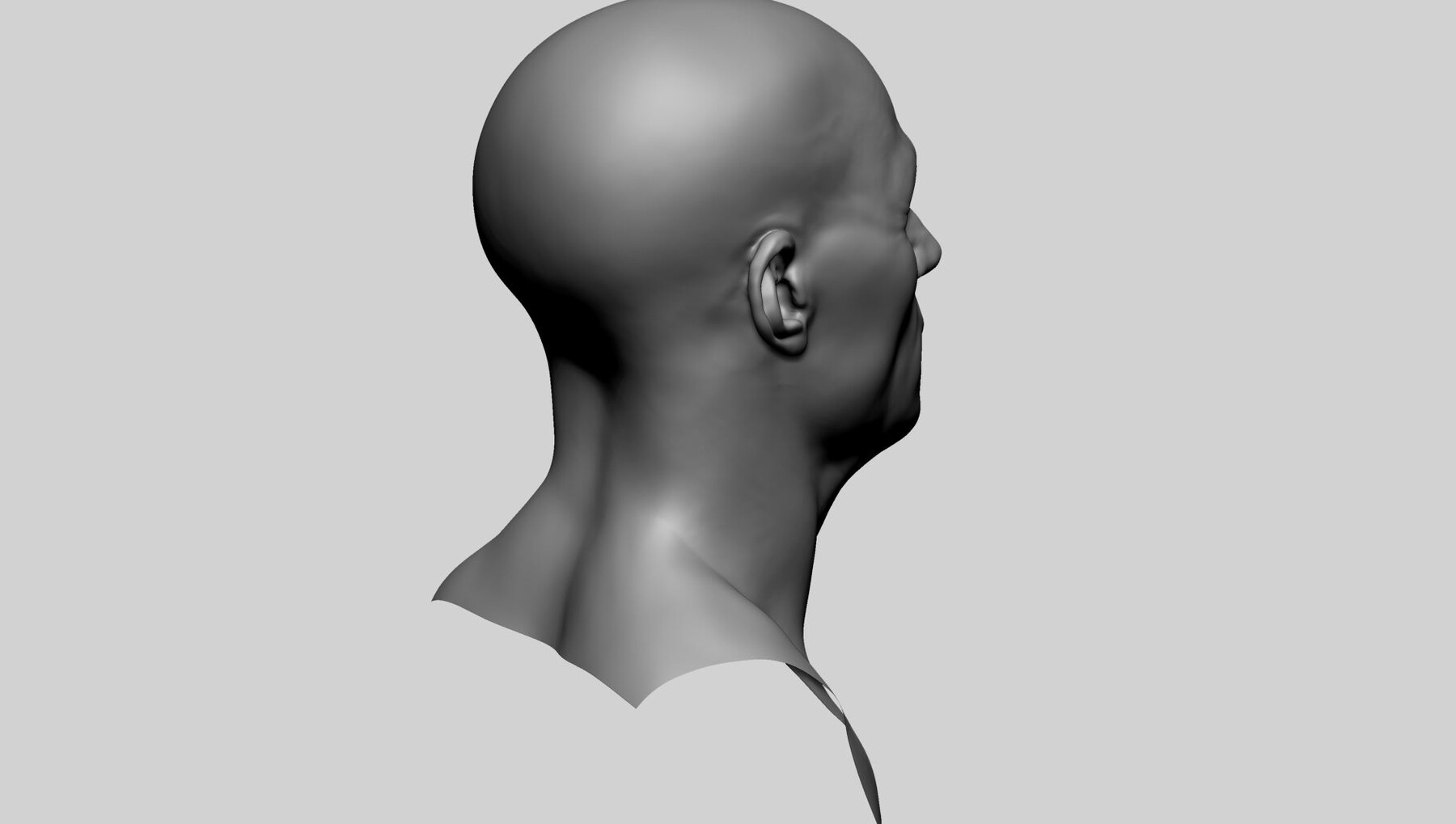 ArtStation - Male Head Basemesh C | Resources