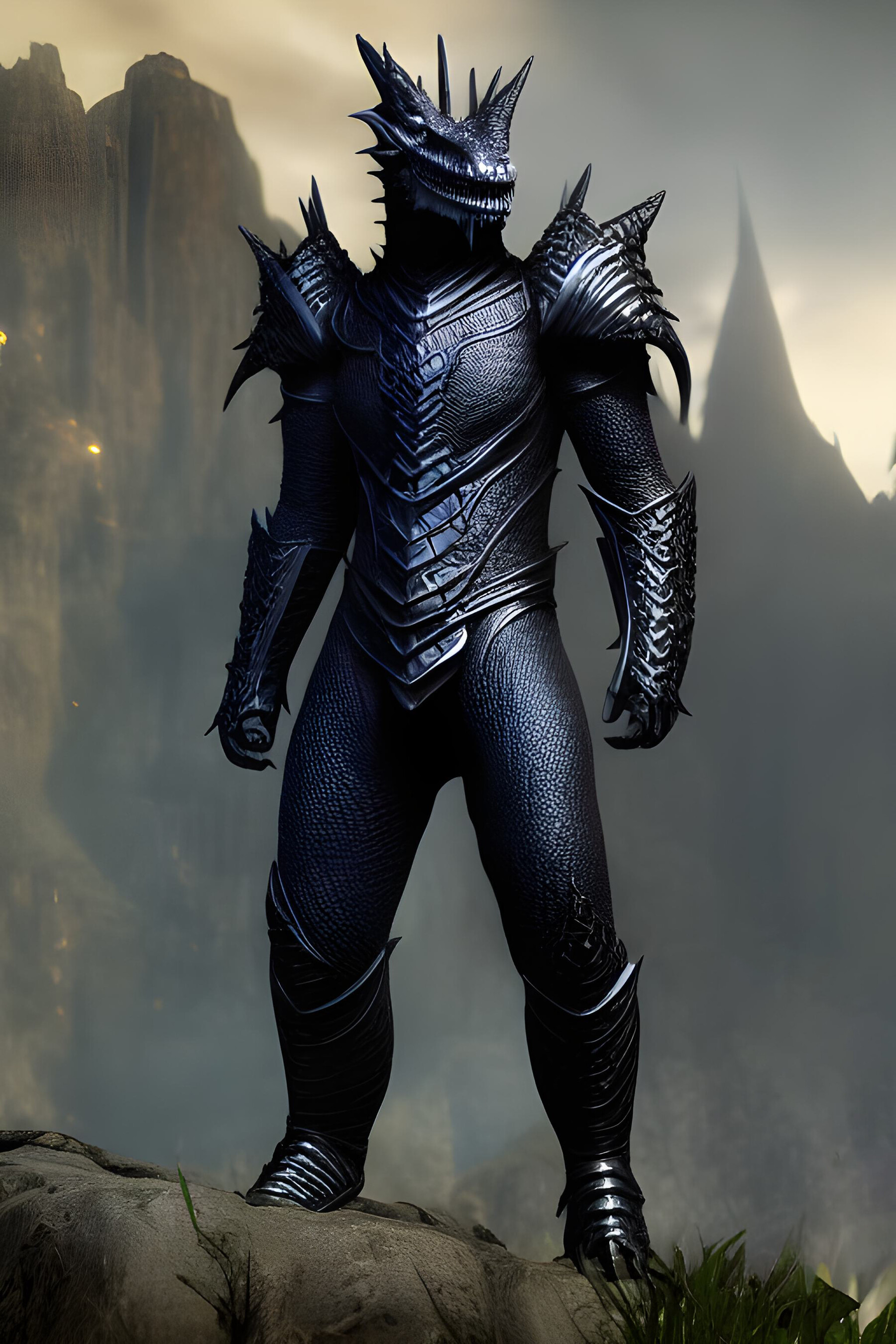 ArtStation - Reptiloid knight concept art | Artworks