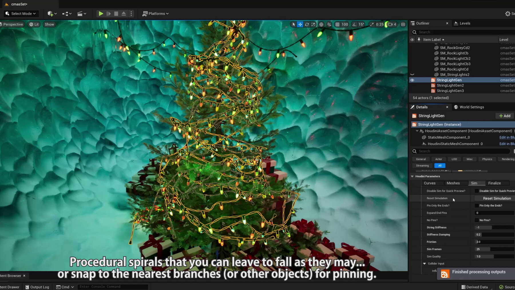 ArtStation - String Light Generator | Resources