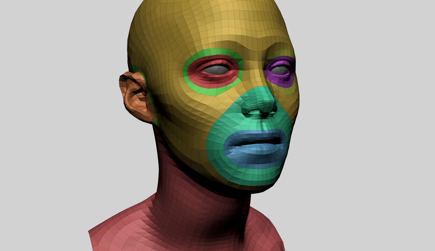 ArtStation - Female Head Basemesh - Expressions | Resources