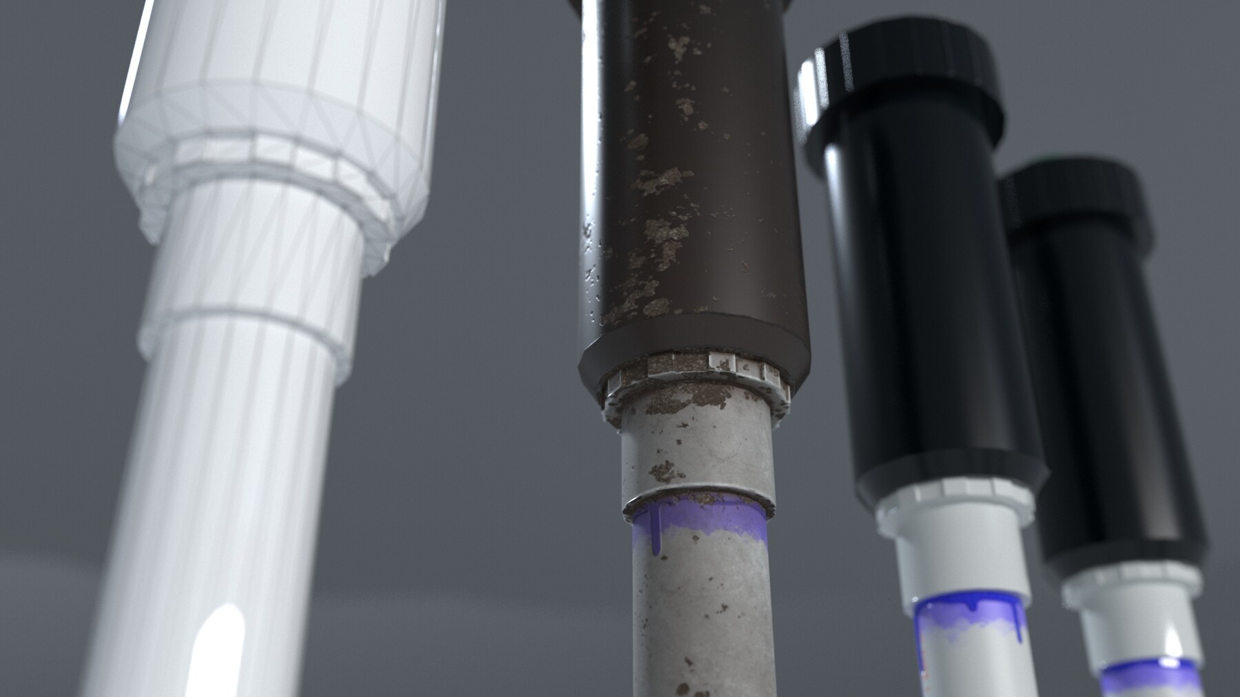 ArtStation - Automatic Sprinkler System Pack | Game Assets