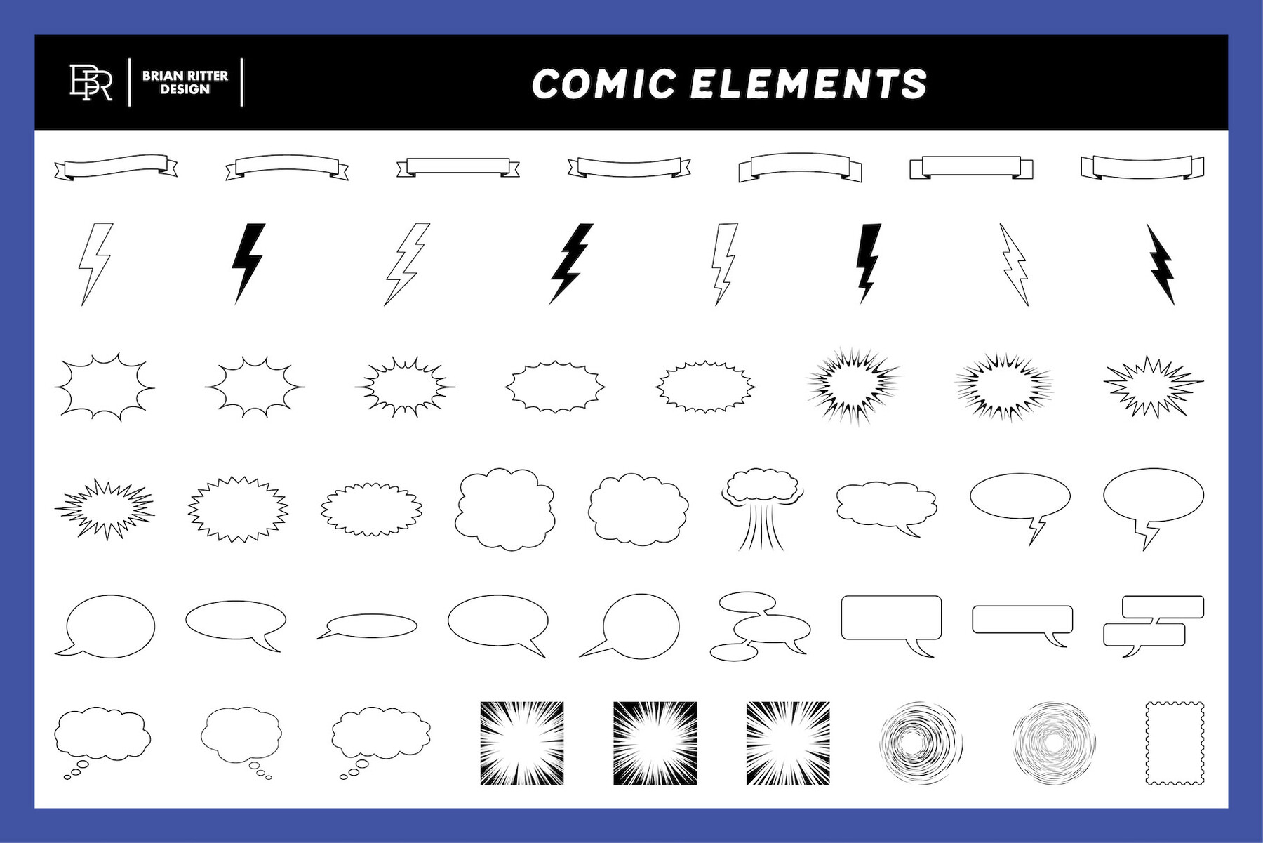 ArtStation - Comic Builder For Procreate | Brushes