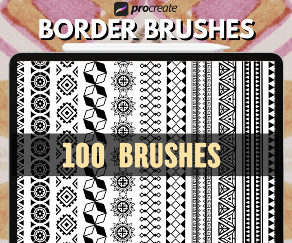 ArtStation - Border Brush Set For Procreate | Brushes