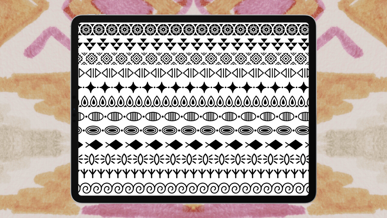 ArtStation - Border Brush Set For Procreate | Brushes