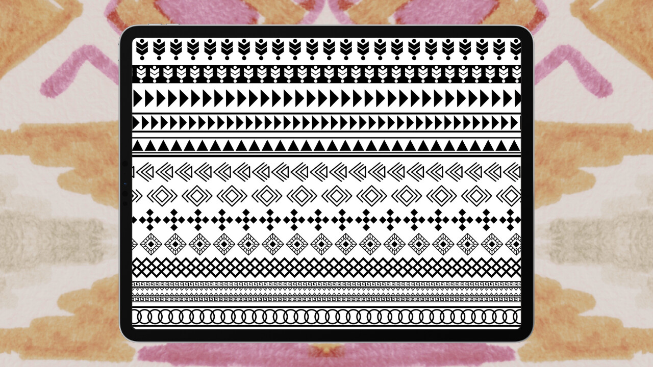 Artstation Border Brush Set For Procreate Brushes