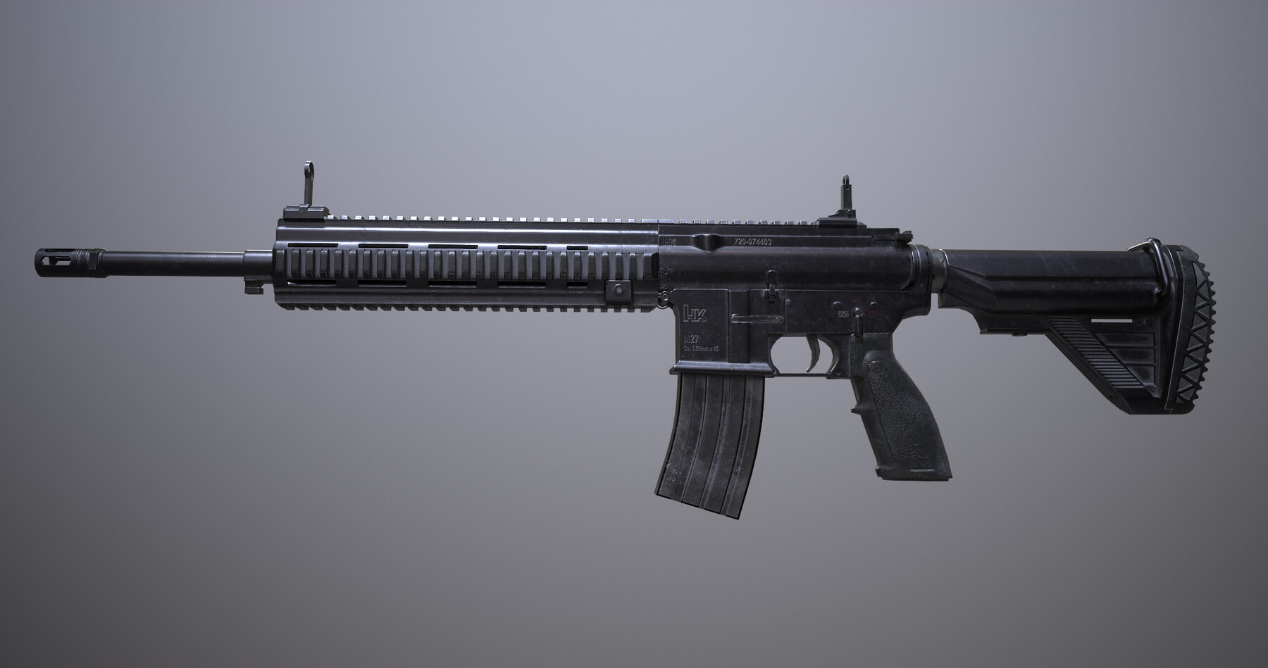 ArtStation - Heckler & Koch HK M27 IAR | Game Assets