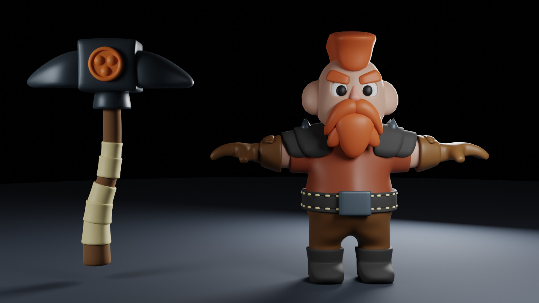 ArtStation - Hobbit Character Stylized Low-poly 3D model | Game Assets