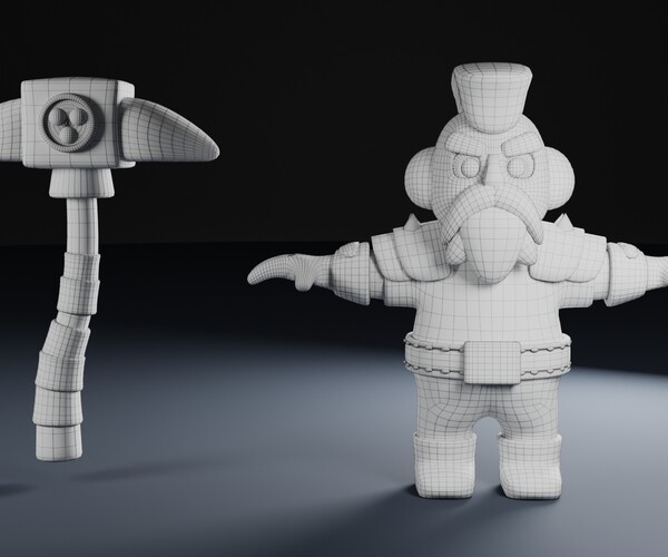 ArtStation - Hobbit Character Stylized Low-poly 3D model | Game Assets