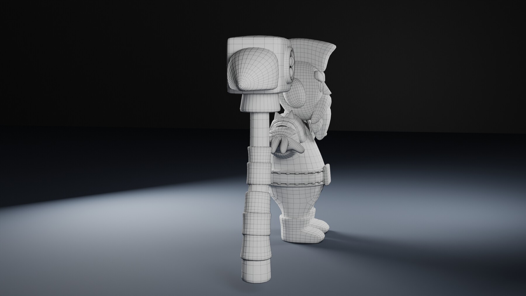 ArtStation - Hobbit Character Stylized Low-poly 3D model | Game Assets