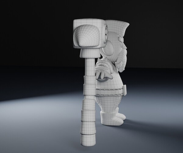ArtStation - Hobbit Character Stylized Low-poly 3D model | Game Assets
