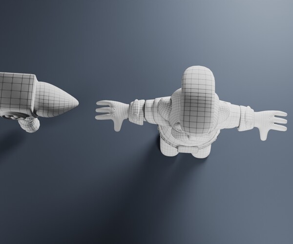 ArtStation - Hobbit Character Stylized Low-poly 3D model | Game Assets