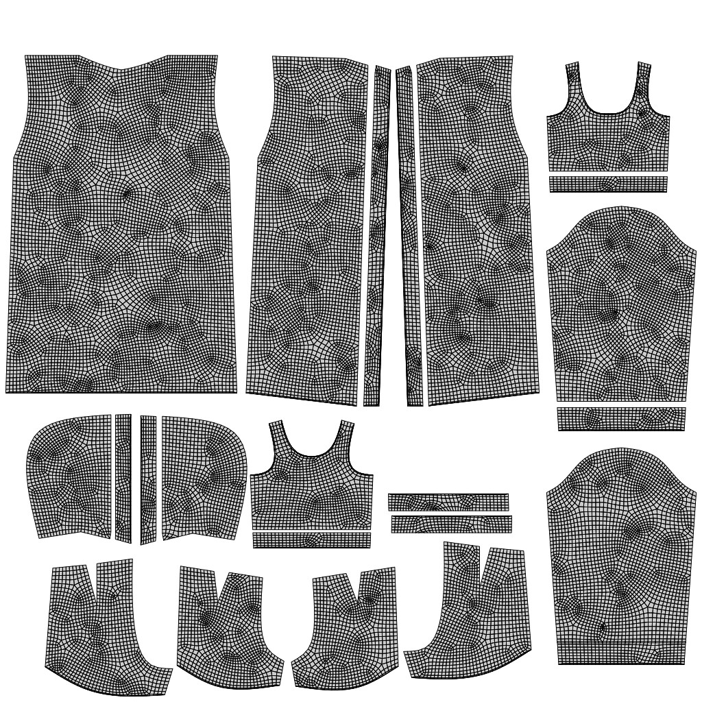 ArtStation - Female Boxer Outfit - Shorts Set and Robe 3D model | Resources