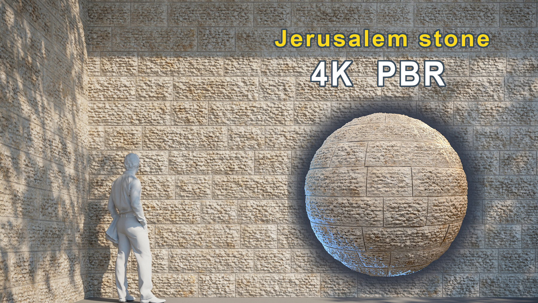 ArtStation - Jerusalem stone 4K tileable PBR textures | Game Assets