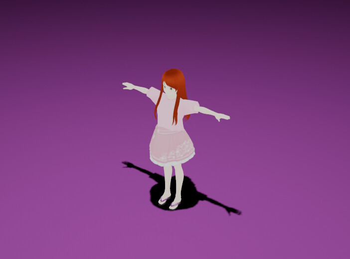 ArtStation - Anime Girl Character - Basic Style | Game Assets