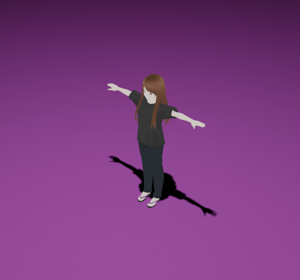 ArtStation - Anime Girl Character - Basic Style 2 | Game Assets