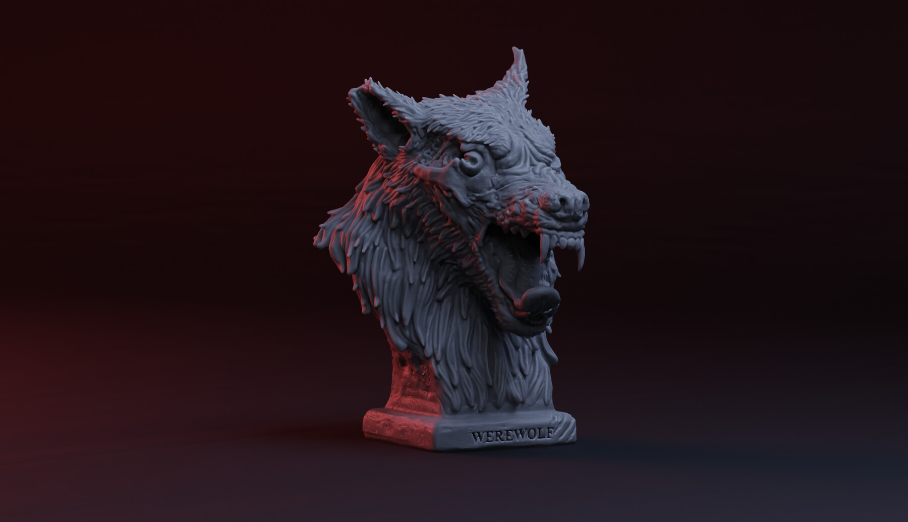 ArtStation - Werewolf STL - Presupported for 3D Print | Resources