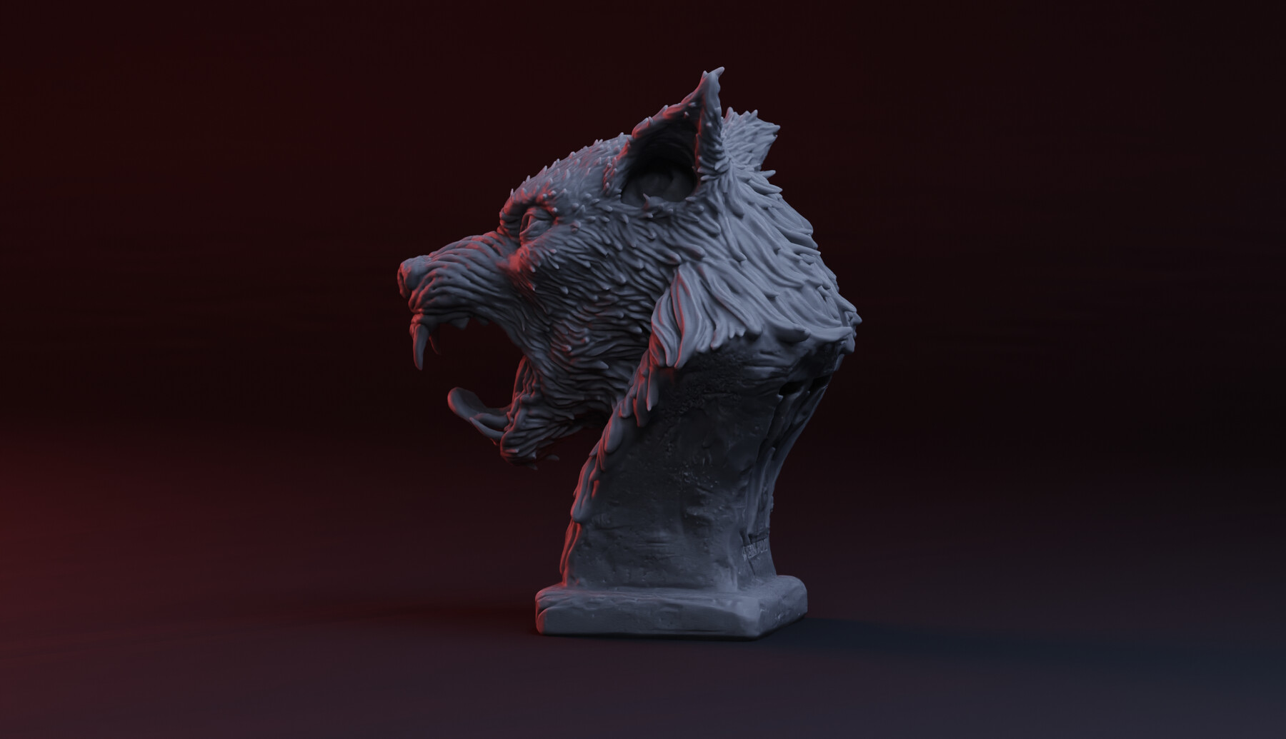ArtStation - Werewolf STL - Presupported for 3D Print | Resources