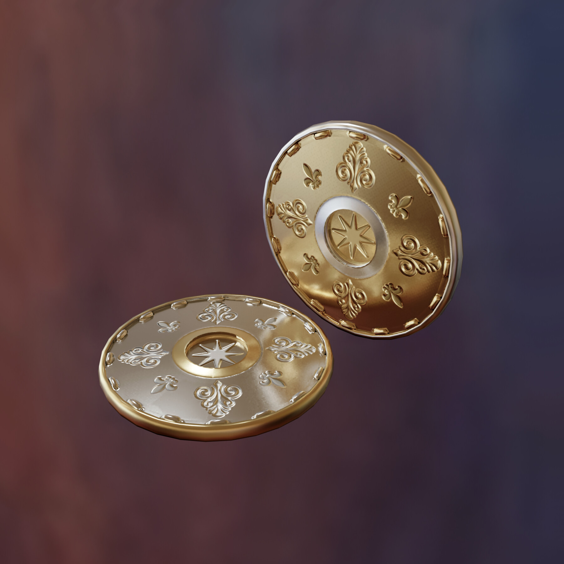 ArtStation - Metallic Coins Pack01 | Game Assets