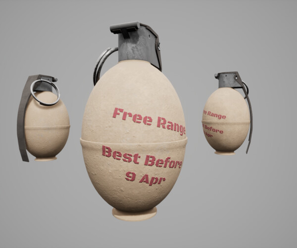 ArtStation - Frag Grenade - Plus extra skins | Game Assets