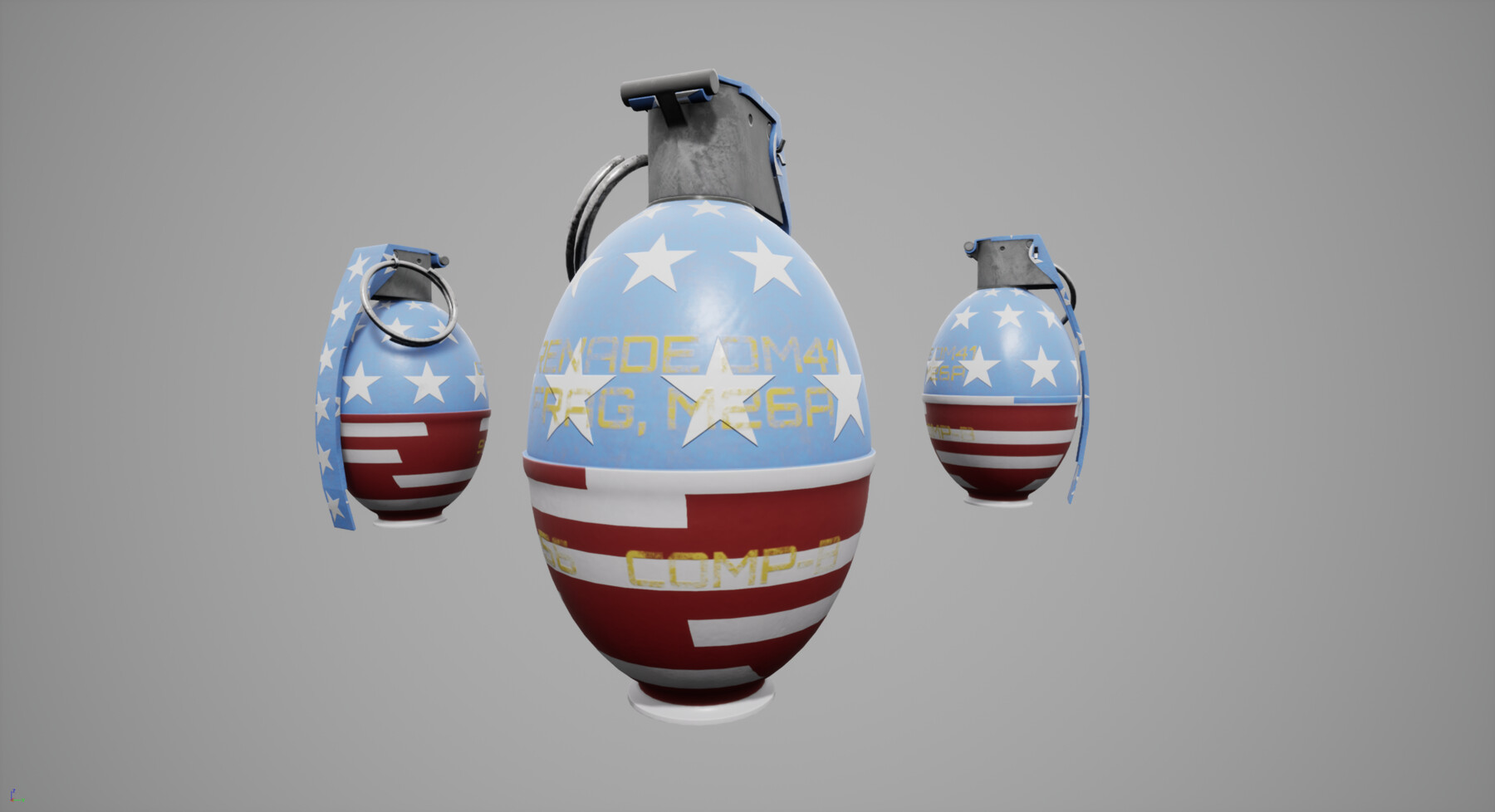 ArtStation - Frag Grenade - Plus extra skins | Game Assets