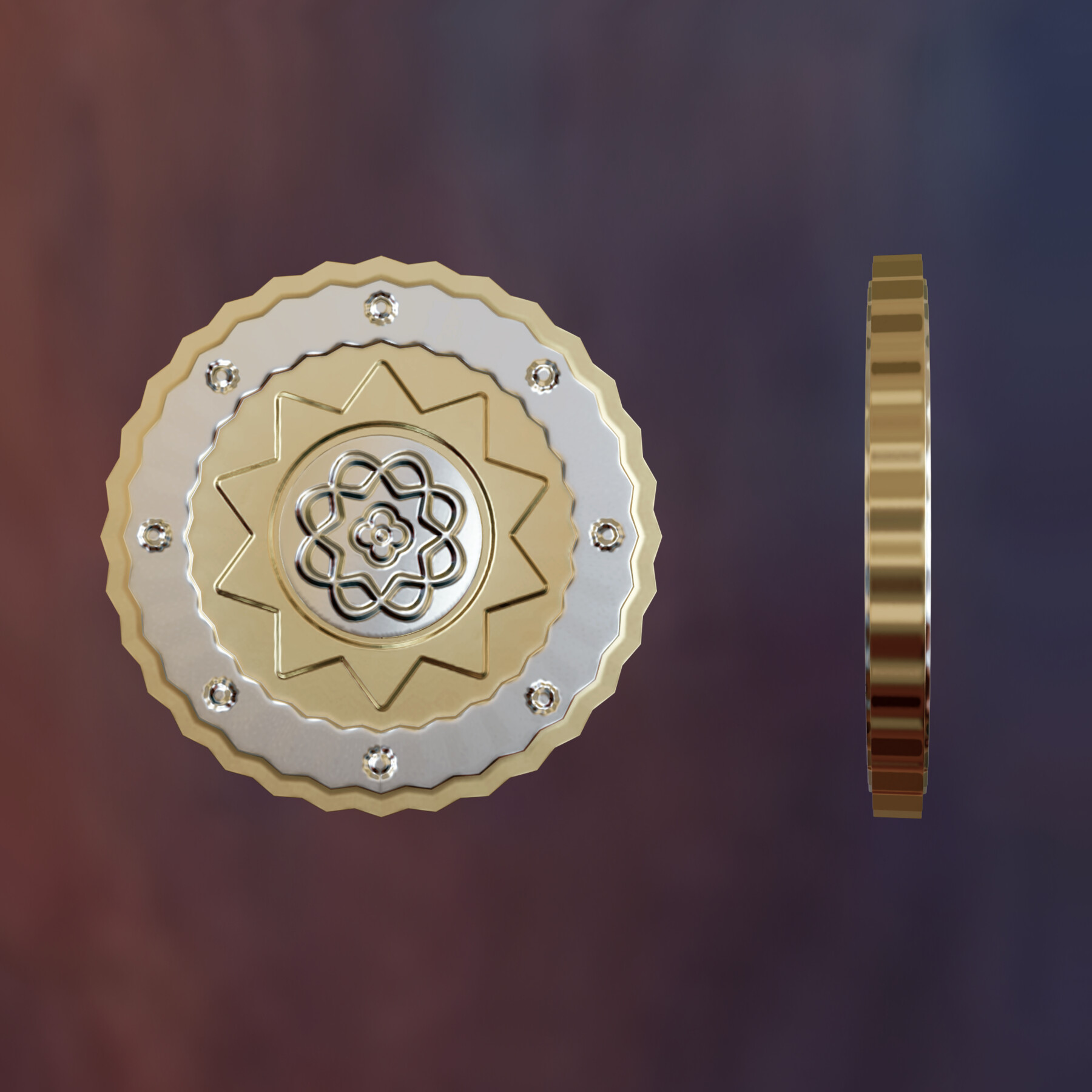 ArtStation - Metallic Coins Pack02 | Game Assets