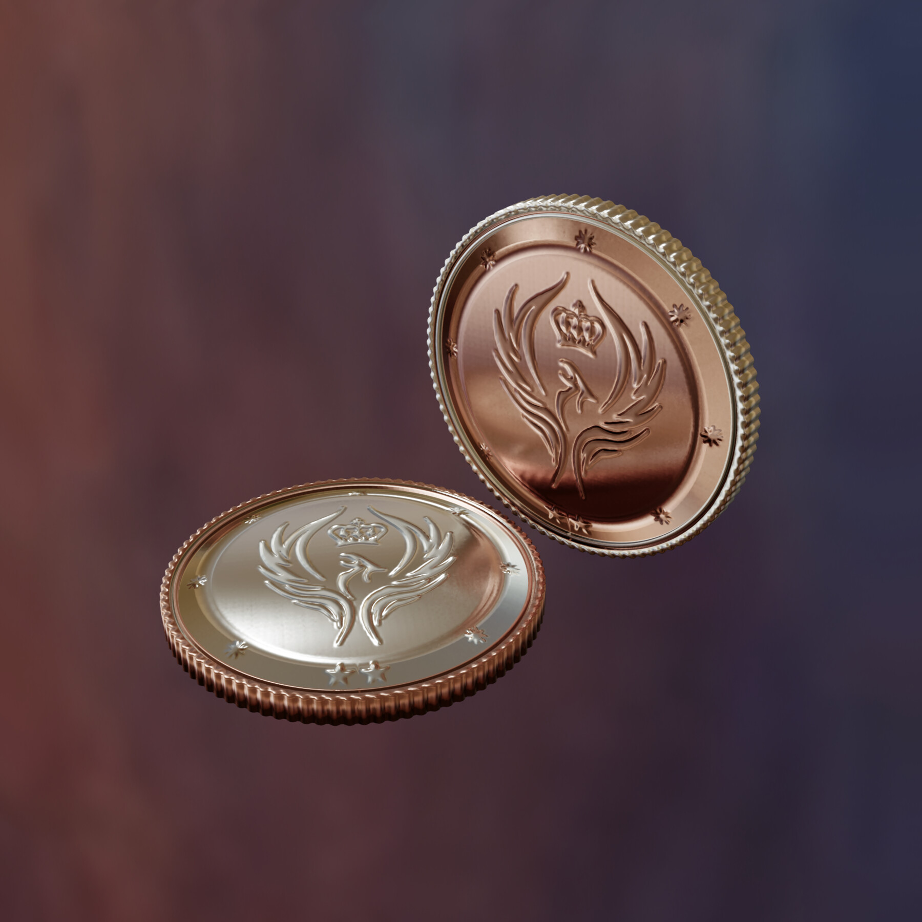 ArtStation - Metallic Coins Pack02 | Game Assets
