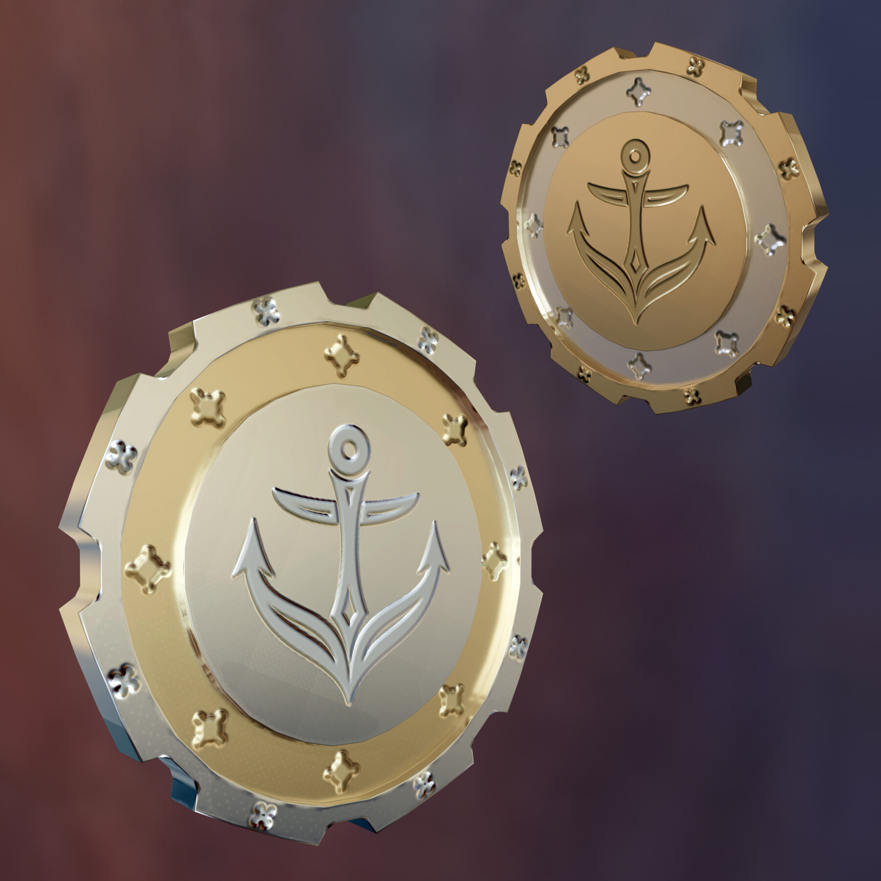 ArtStation - Metallic Coins Pack03 | Game Assets