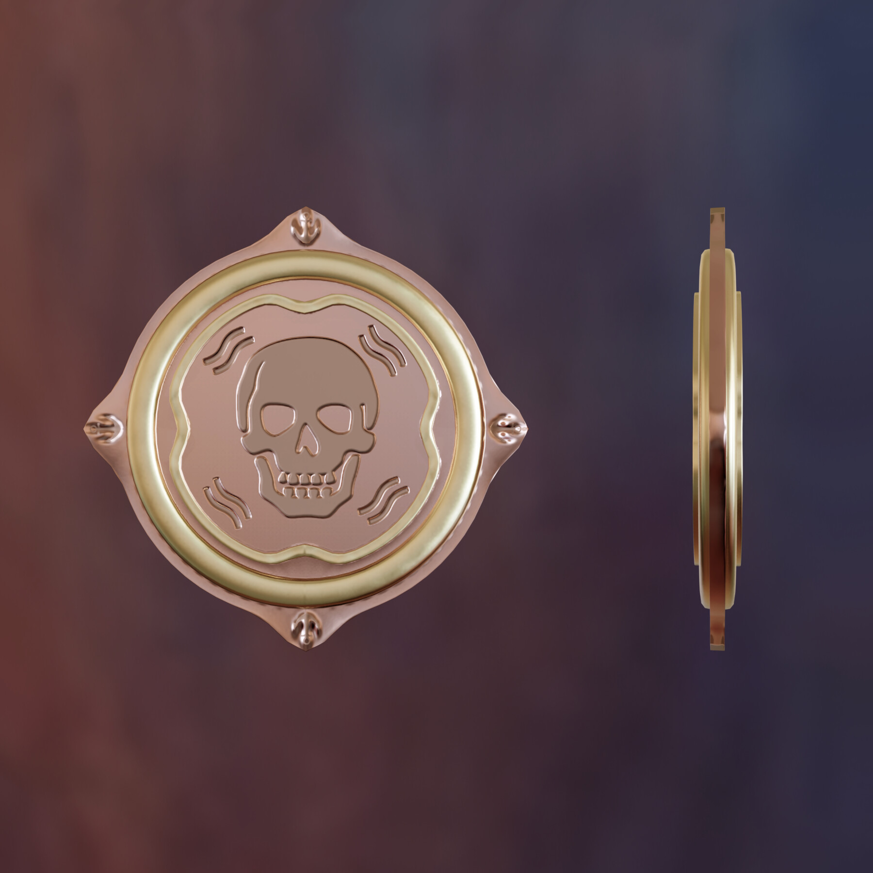 ArtStation - Metallic Coins Pack05 | Game Assets