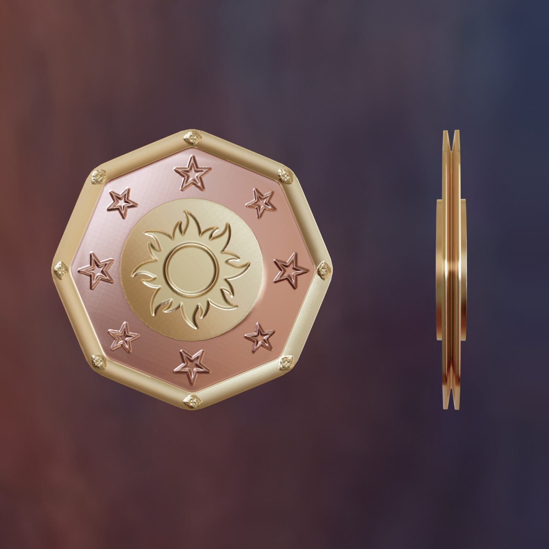 ArtStation - Metallic Coins Pack05 | Game Assets