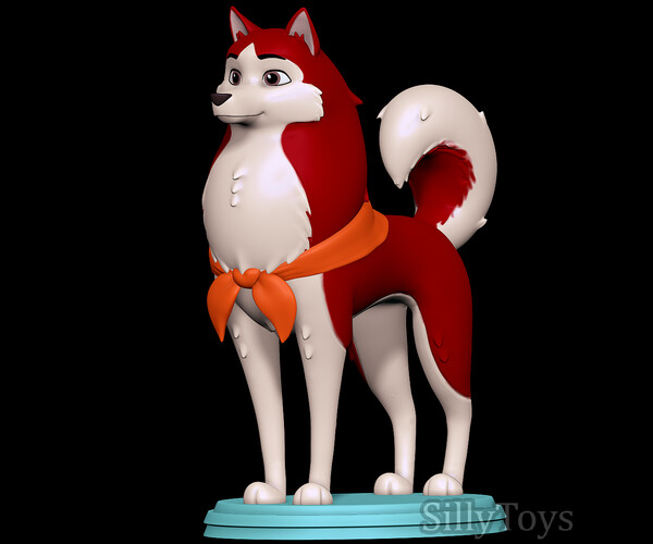 ArtStation - Jenna - Balto 3D print model | Resources