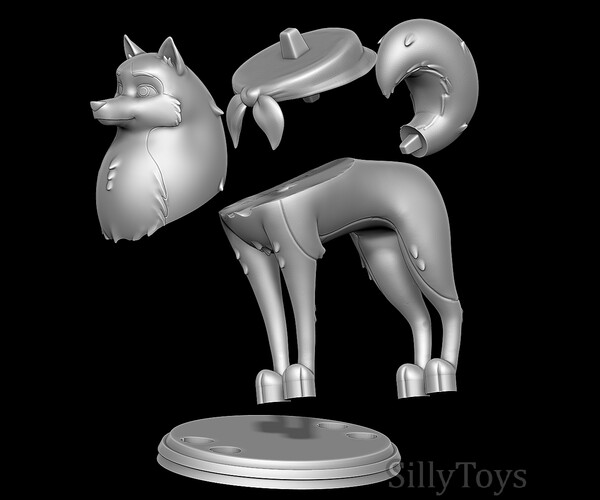 ArtStation - Jenna - Balto 3D print model | Resources