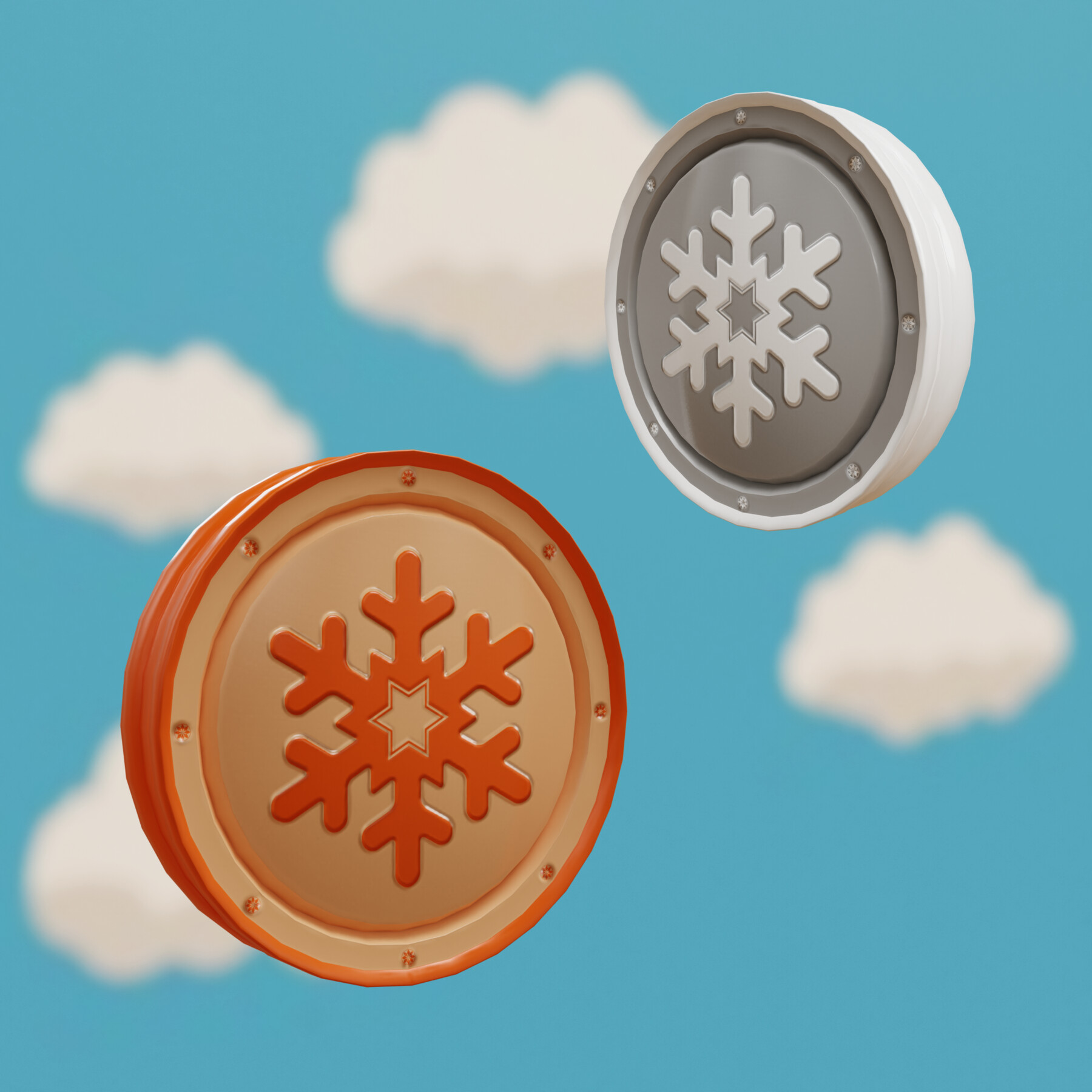 ArtStation - Cartoon Coins Pack02 | Game Assets