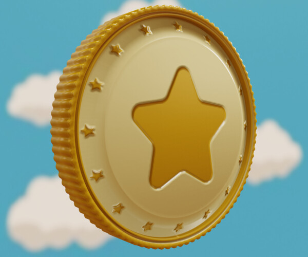 ArtStation - Cartoon Coins Pack02 | Game Assets