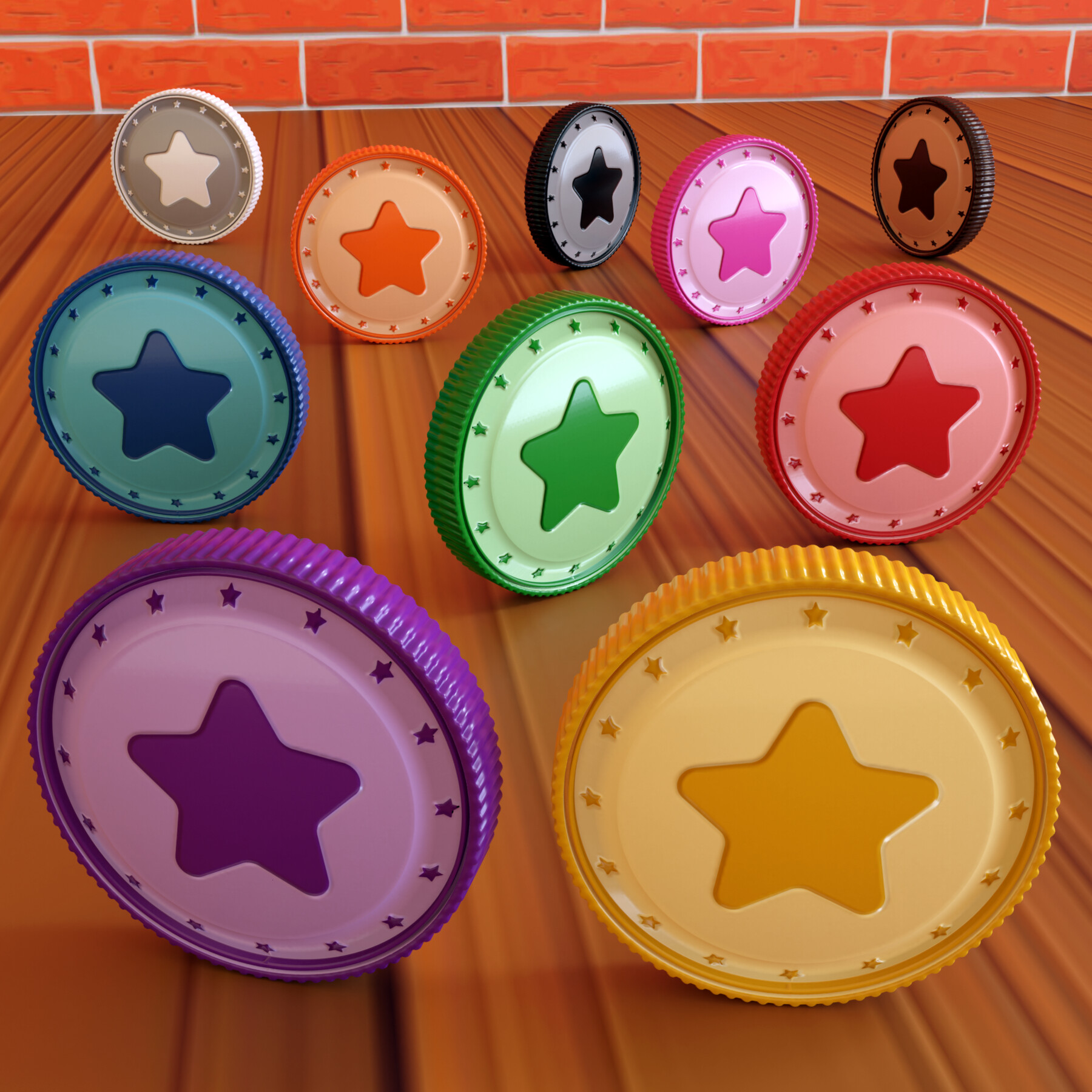 ArtStation - Cartoon Coins Pack02 | Game Assets